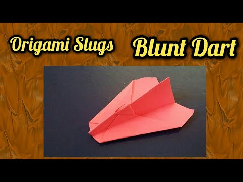 How To Make a Paper Plane-(Blunt Dart) - YouTube