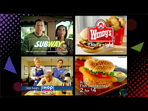Retro 2007 - Restaurant Ads - Cable TV History - YouTube