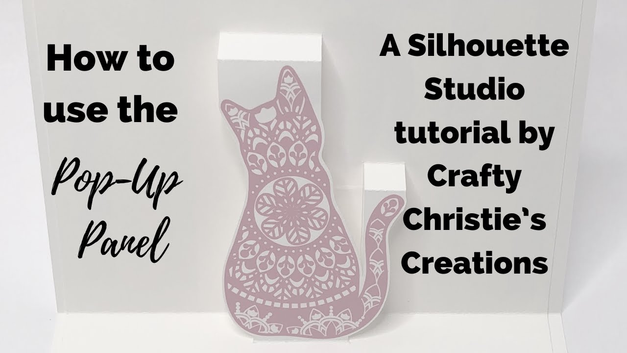 How to make pop up cards in Silhouette Studio - YouTube