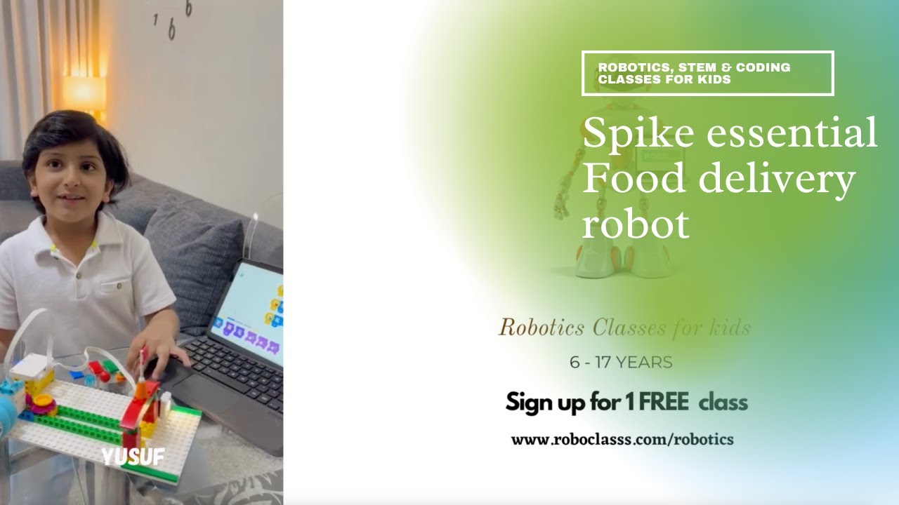 LEGO® SPIKE™ Prime Essential Food delivery robotics project by Yusuf ...