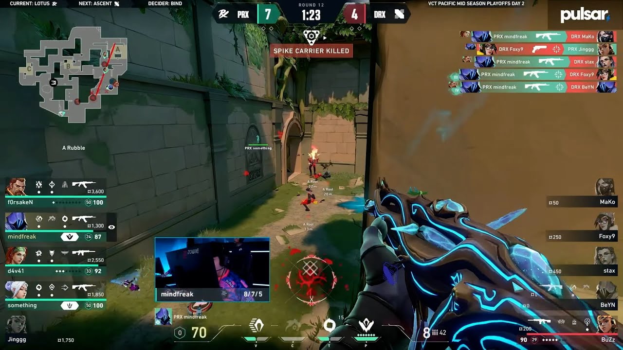 PRX Mindfreak Crazy 4K Spray Transfer vs. DRX | VCT Pacific 2024 - YouTube