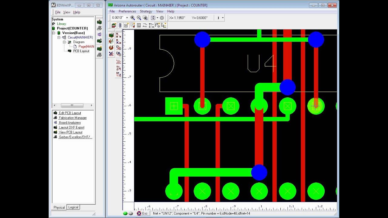 Interactive routing in Auto router - YouTube
