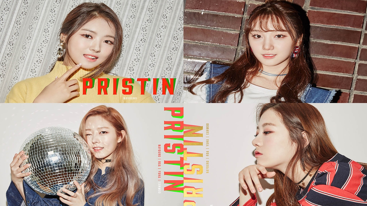 PRISTIN, Member Profile Photo Release (프리스틴, 민경, 경원, 예빈, 예명, PLEDIS ...