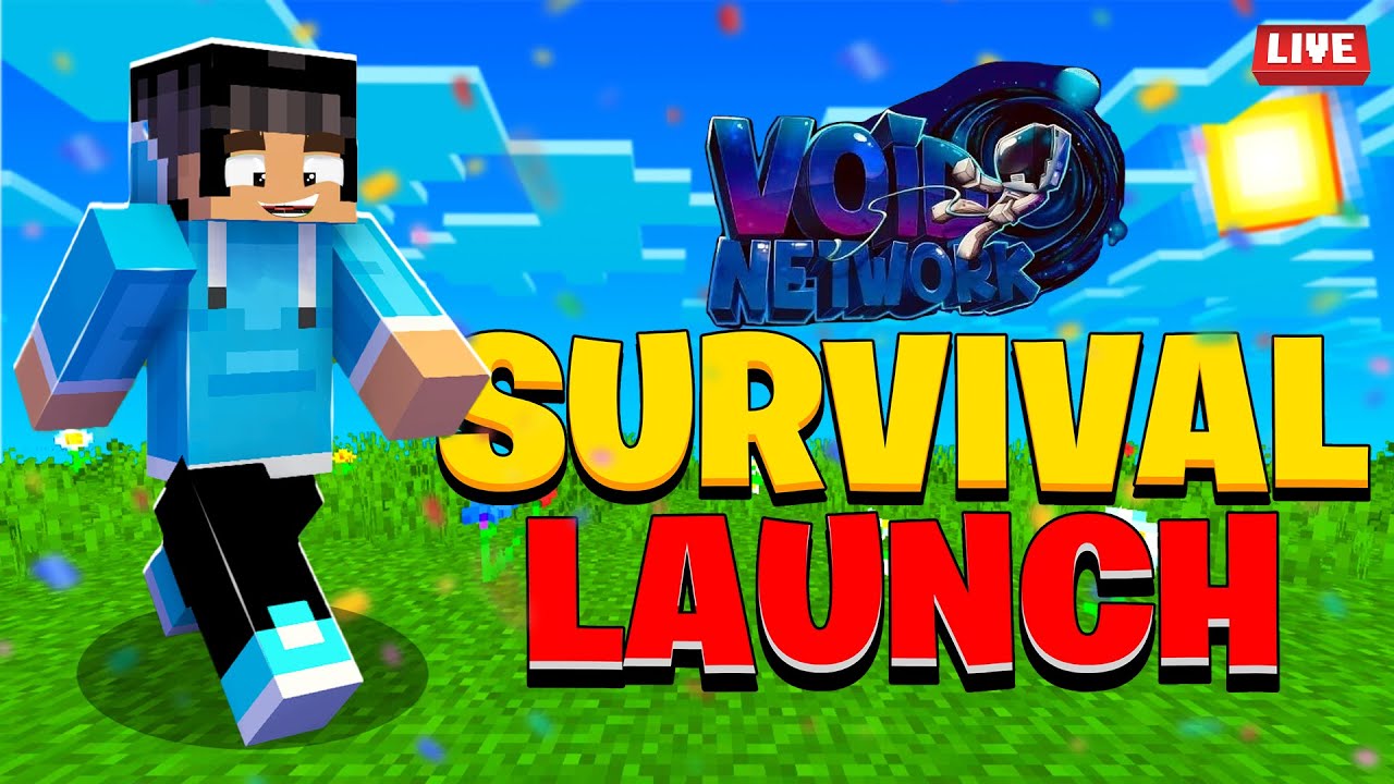 Minecraft SMP LIVE || PUBLIC SMP 24/7 JAVA + BEDROCK || SURVIVAL LAUNCH IN VOID NETWORK #live ...
