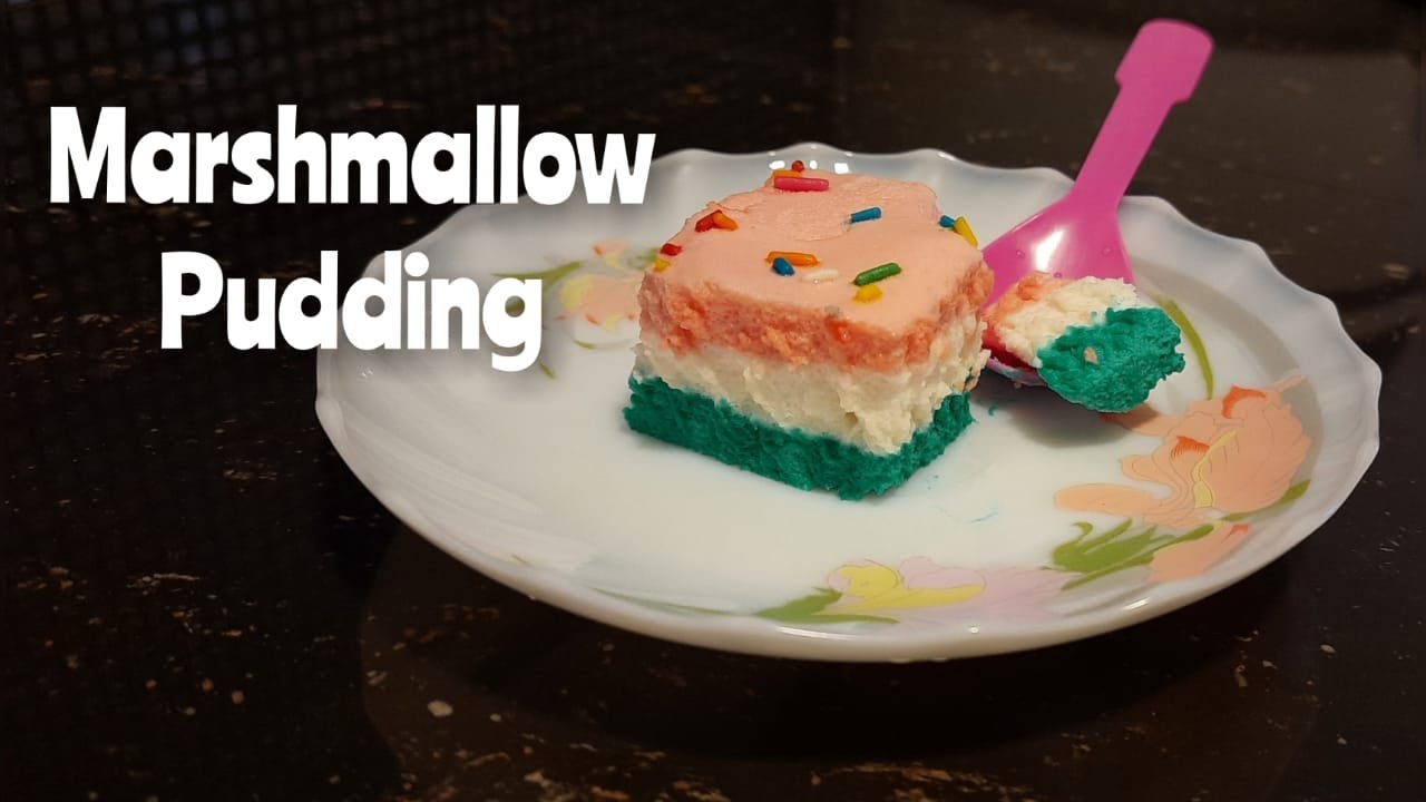 Marshmallow Pudding | Easy Homemade Recipe | Vitz' Kitchen - YouTube