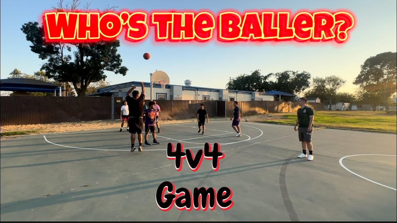 Who's the baller? | 4v4 | Basketball Game - YouTube
