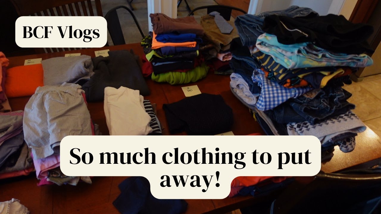 Vlog | So much clothing to put away! - YouTube