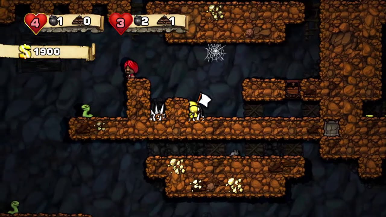 Spelunky multiplayer local - YouTube