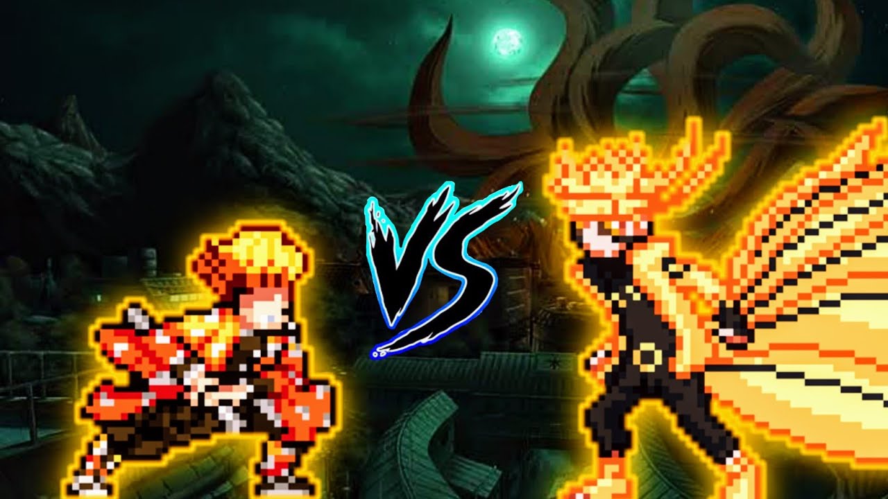 Zenitsu Chaos OP VS Naruto OP (all form) in Jump Force Mugen - YouTube