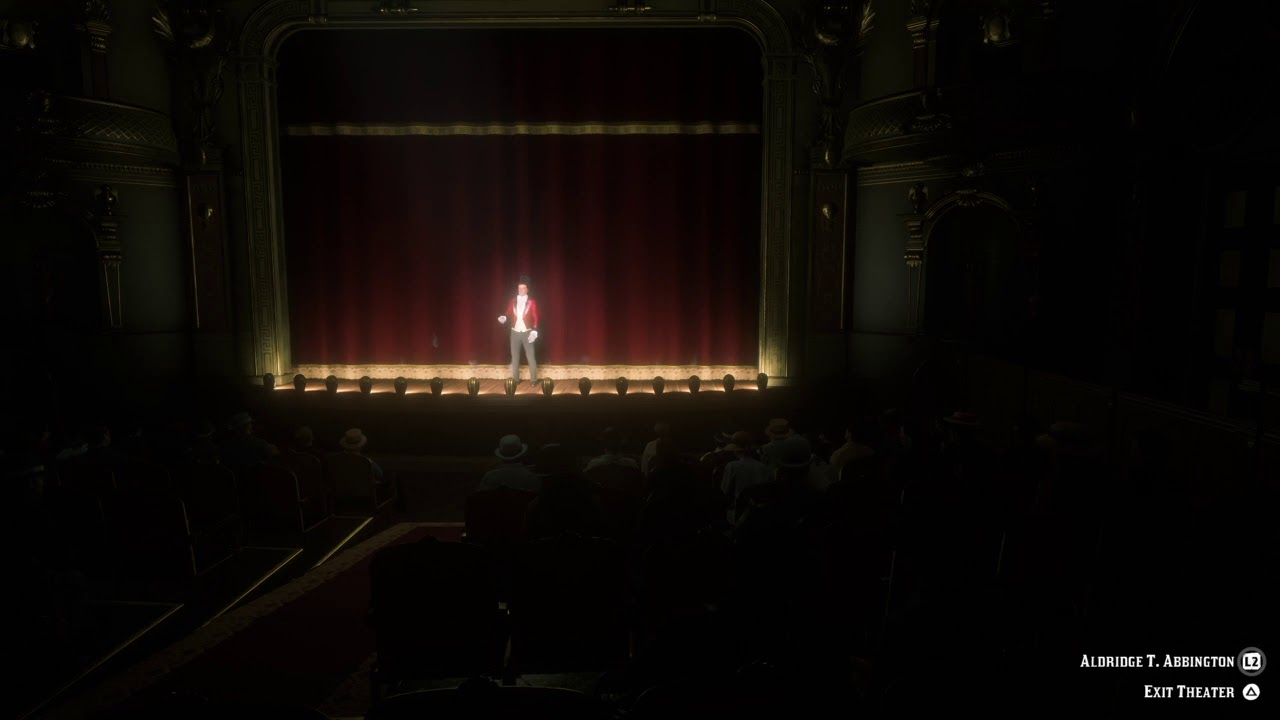 RDR2 : Saint Denis Theatre Show #2 with Mary feat. The Can-Can - YouTube