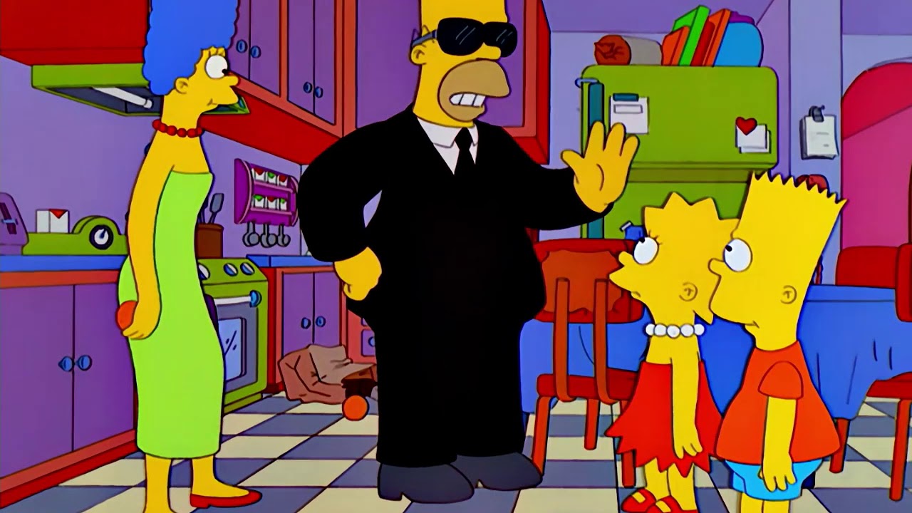 Simpson 10x09 Homer el guardaespaldas de Marge - YouTube