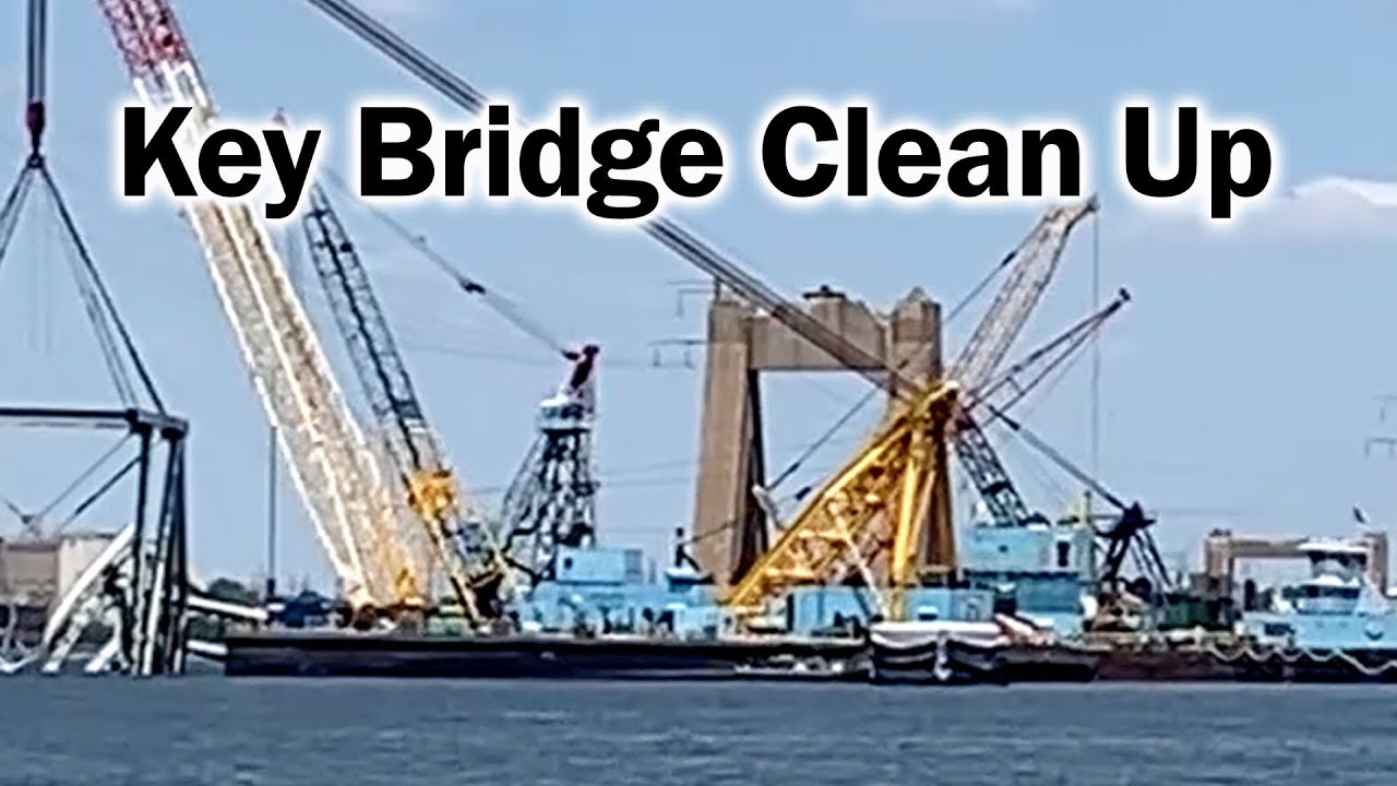 Key Bridge Clean Up - YouTube