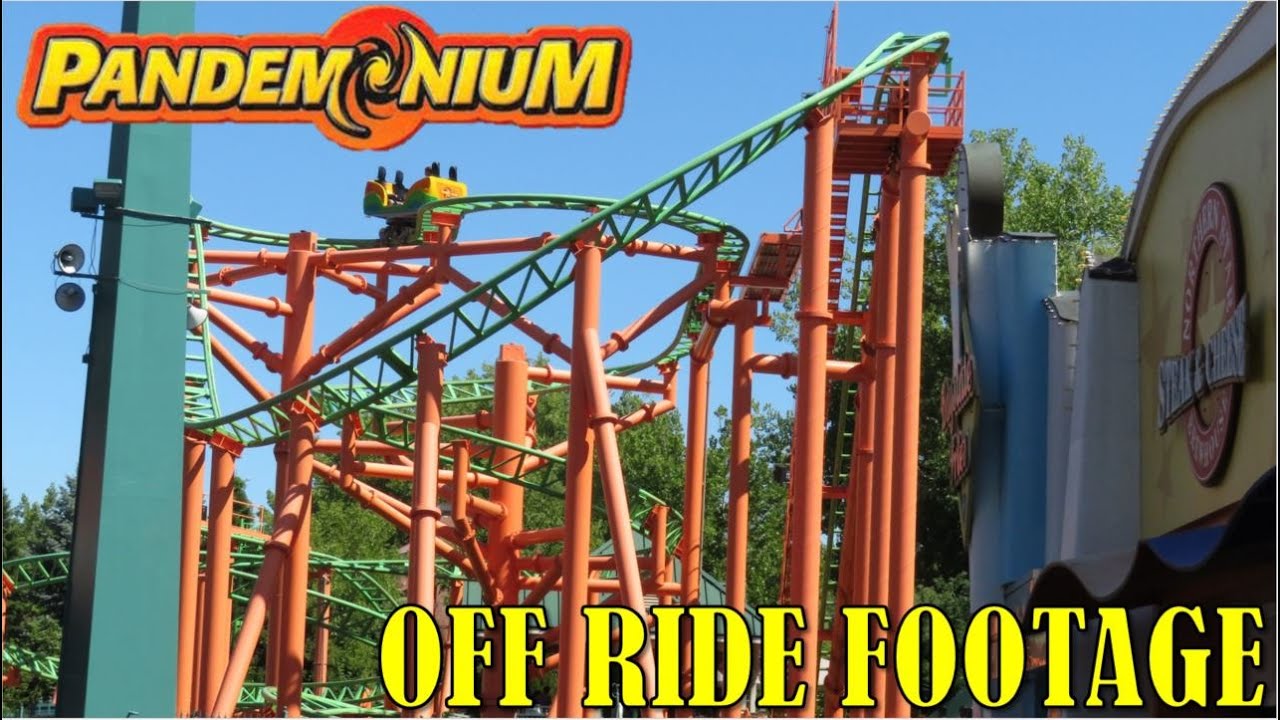 Pandemonium at Six Flags New England Off-Ride Footage (No Copyright ...