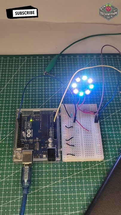 Arduino NeoPixel Ring Animation | Slow to Fast Color Changing LEDs 💡🚀#Arduino #NeoPixel# ...