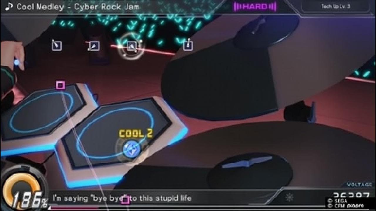 Hatsune Miku: Project DIVA X - Cool Medley - Cyber Rock Jam (Hard ...