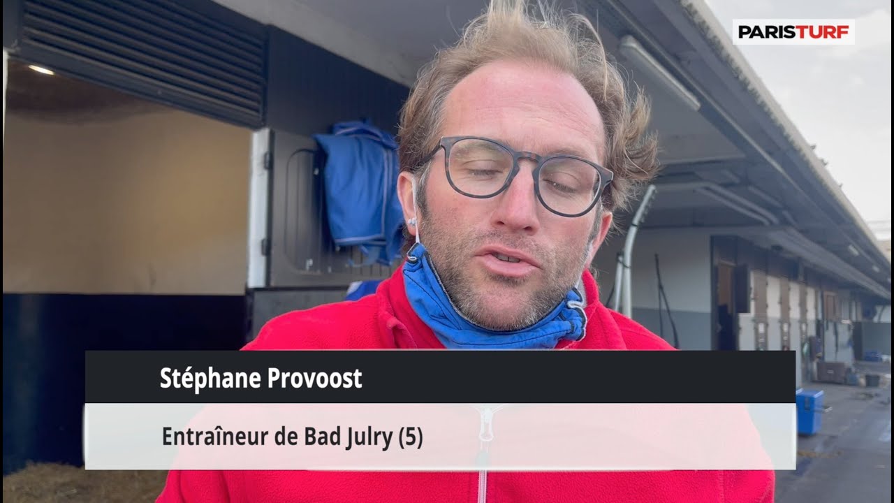Stéphane Provoost, entraîneur de Bad Julry (05/12 à Vincennes) - YouTube