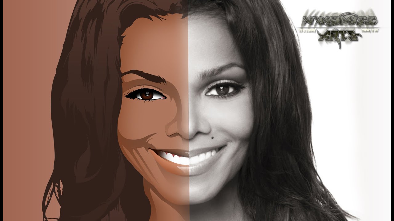 Janet Jackson: Art Illustration - YouTube