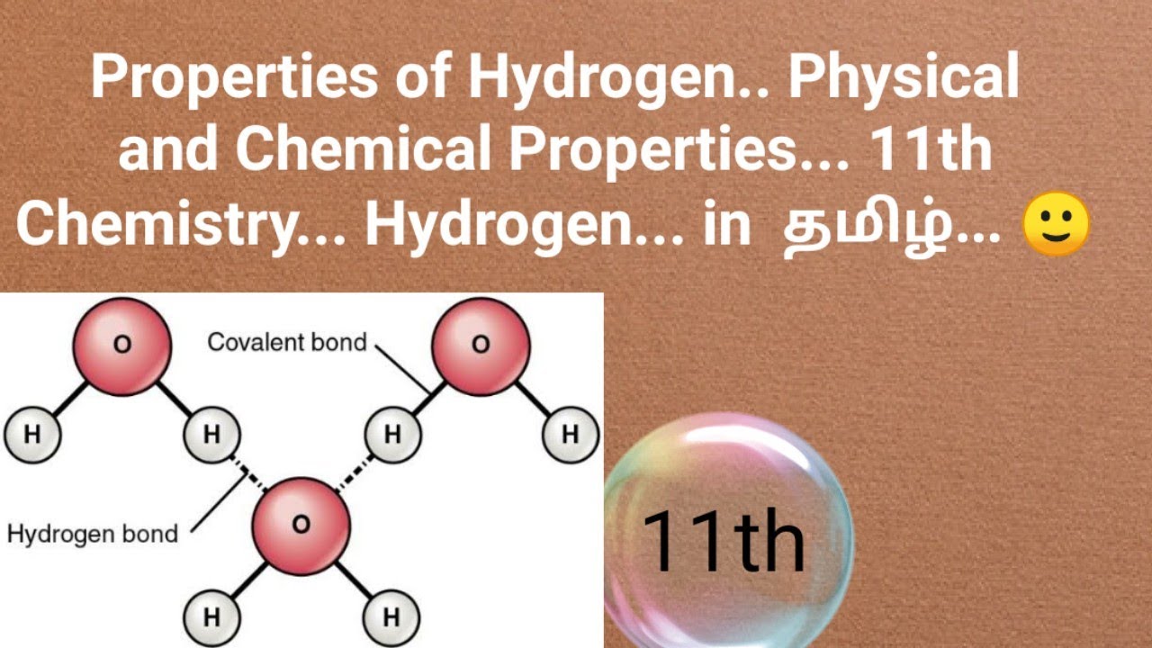 Physical And Chemical Properties Of Hydrogen 11th Chemistry physical-and-chemical-properties-of-hydrogen-11th-chemistry