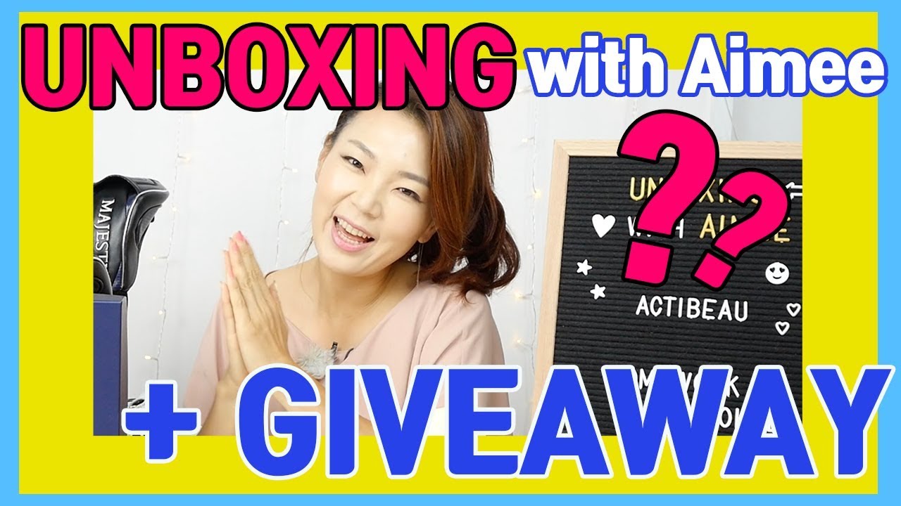 Unboxing + GIVEAWAY! | Golf with Aimee - YouTube