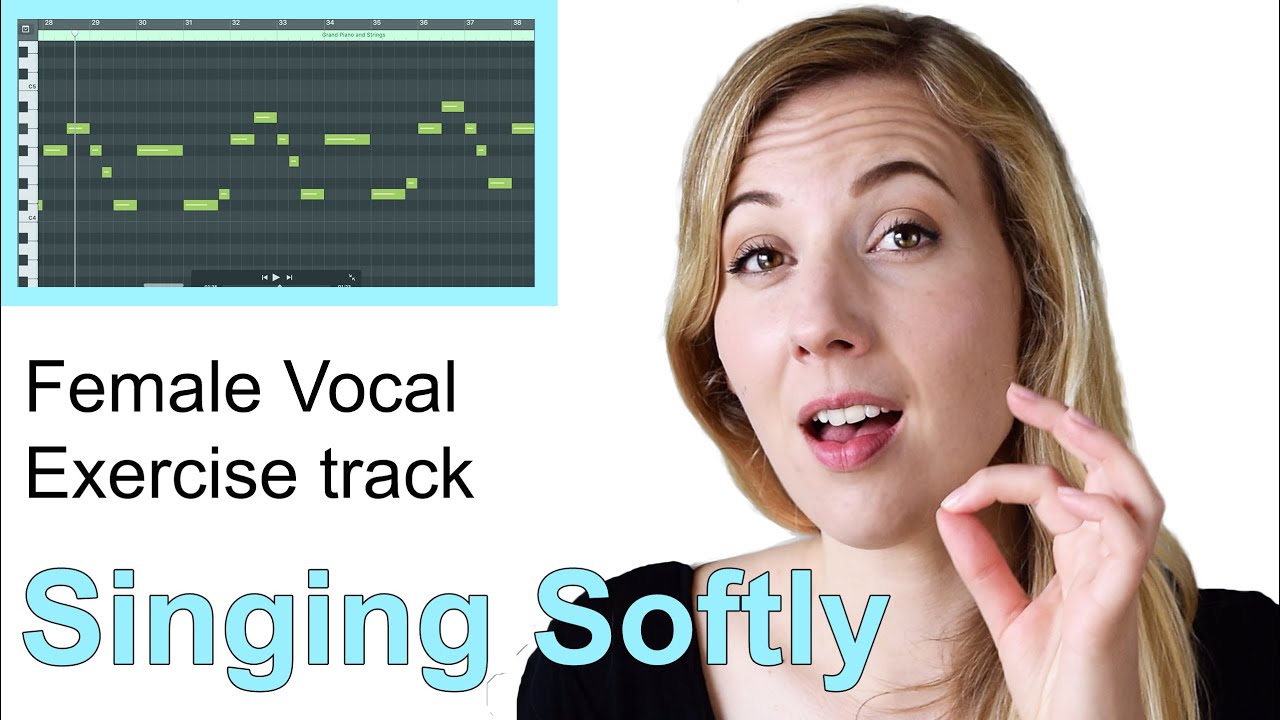 Vocal Exercise for soft Singing, Female Track - YouTube