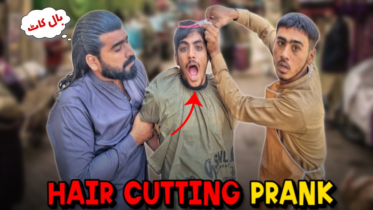 Fake Hair Cutting Prank | Prank in Public @SGDPrank - YouTube