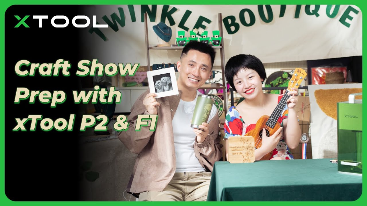 【xTool Special】LIVE Craft Show with xTool P2 CO2 Laser Cutter and F1 ...