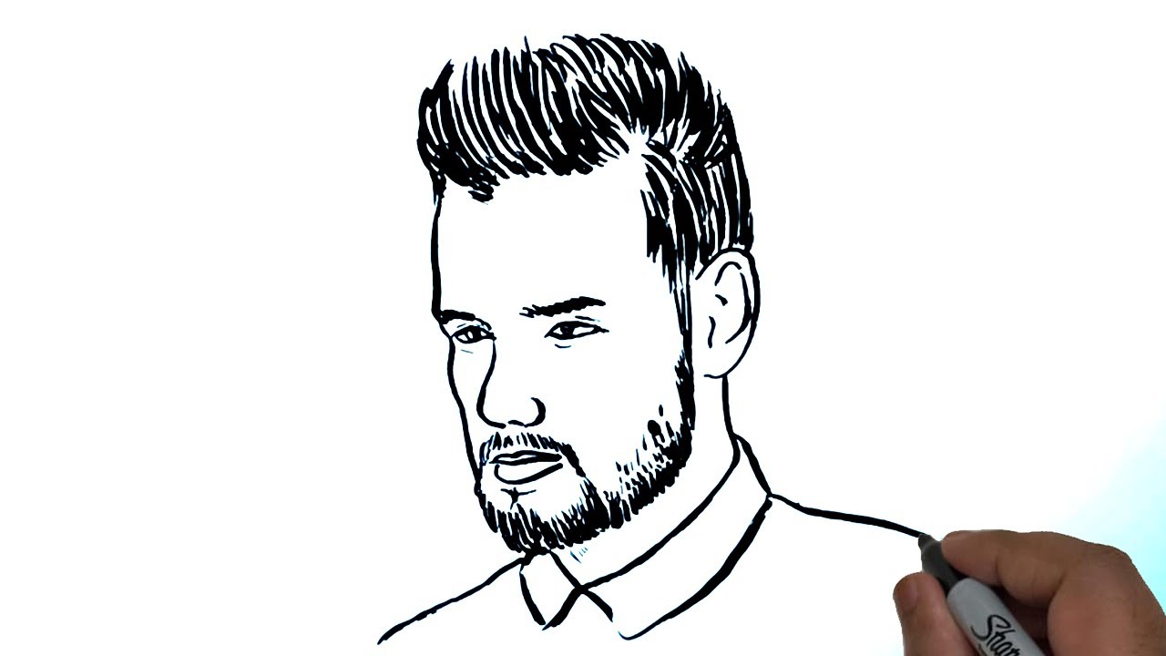 Drawing Liam Payne. Portrait Drawing. - YouTube