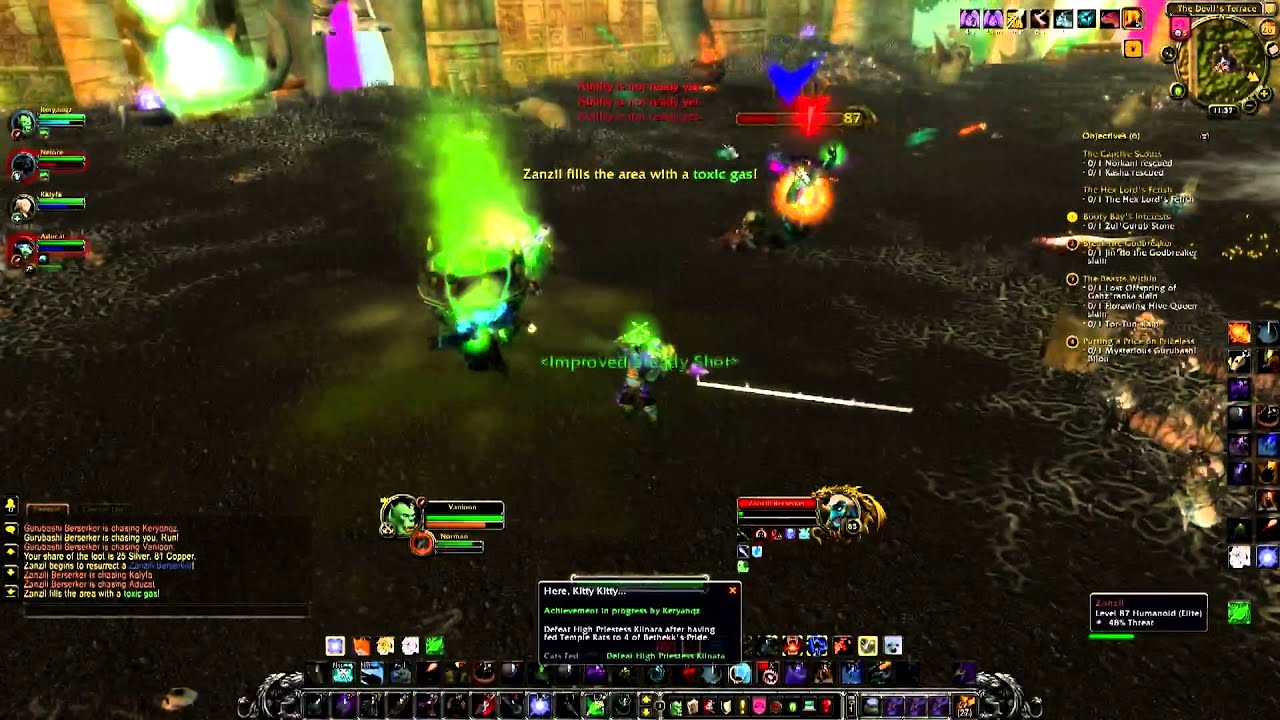 Video Guide Zul'gurub (LvL 85 Heroic) Boss 5 Zanzil - YouTube