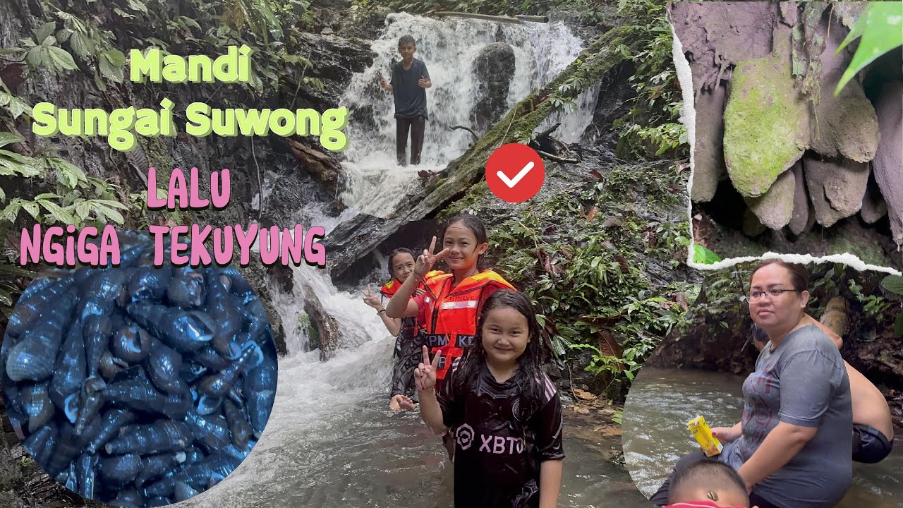 MANDI SUNGAI SUWONG SAMBIL NGIGA TEKUYUNG - YouTube