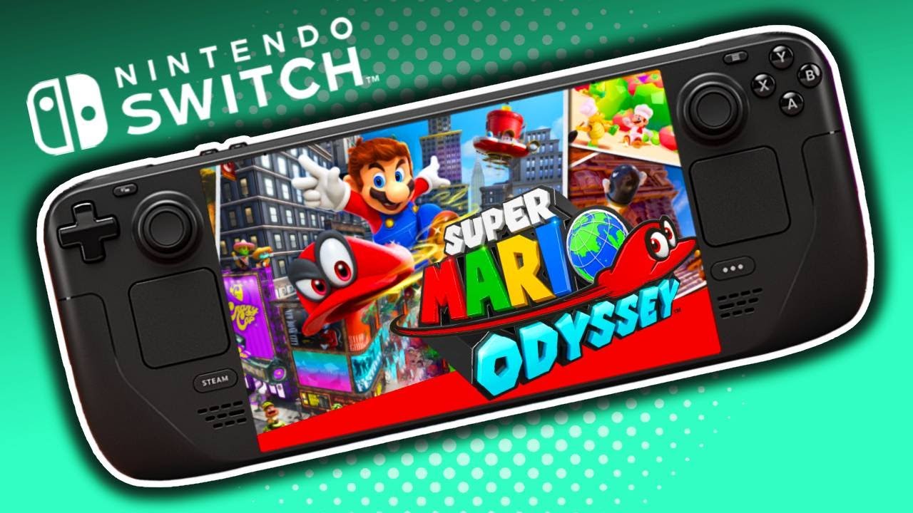 Super Mario Odyssey - Steam Deck OLED Switch Emulation - YouTube
