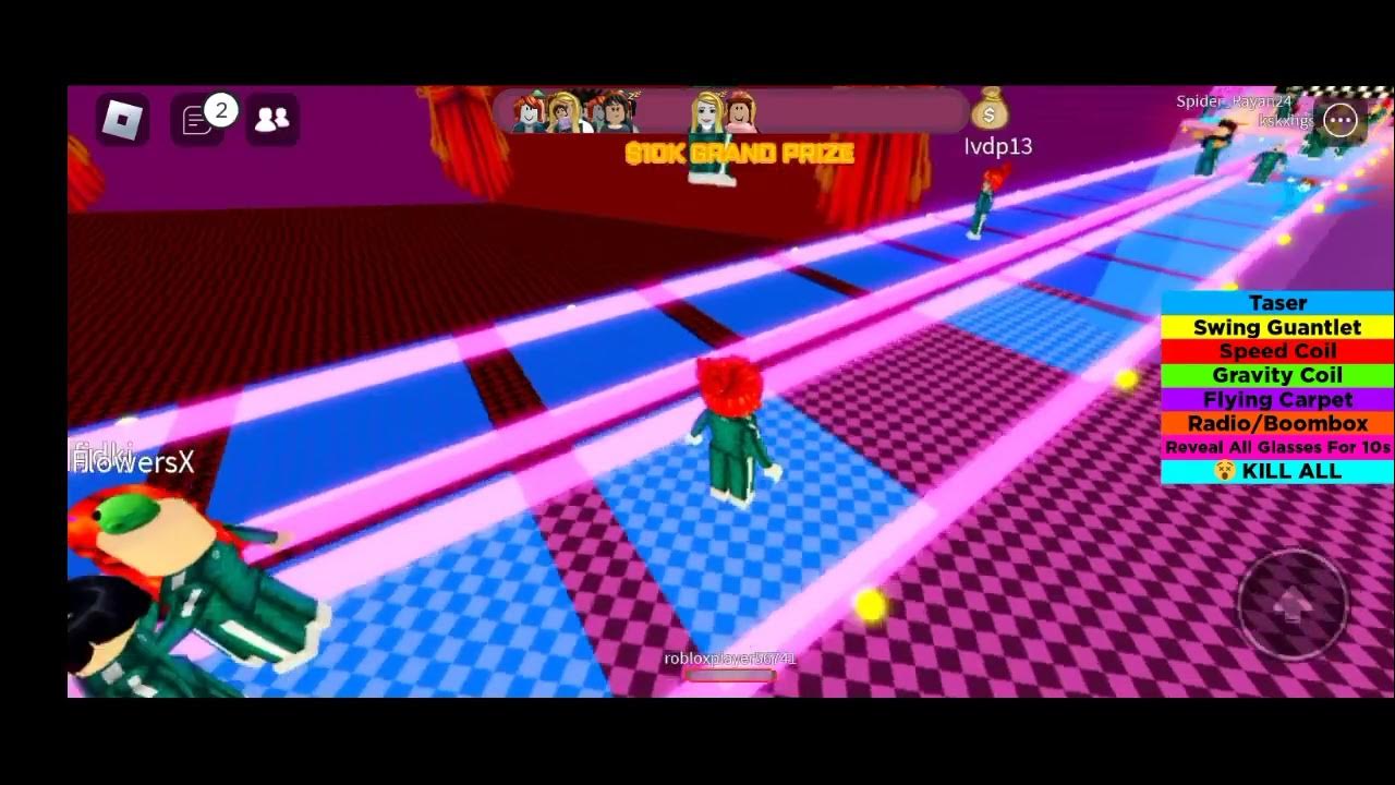 Roblox Impossible Glass Bridge Squid Game Obby Youtube