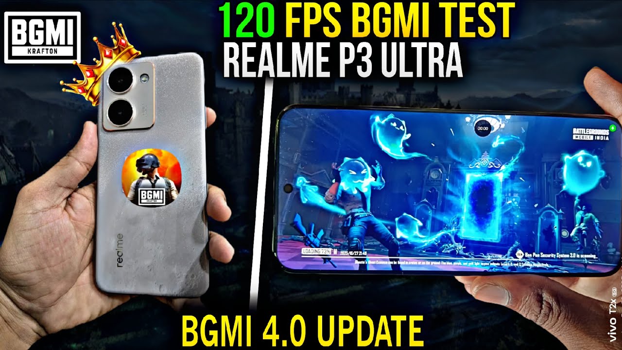 Realme P3 Ultra Bgmi Test 120 Fps | Graphics Test In 4.0 Update 2025⚡ ...