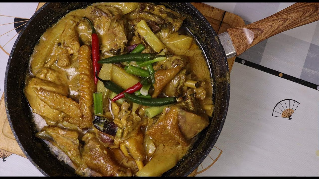 Chicken Adobo with Coconut Milk and Yellow Ginger. - YouTube