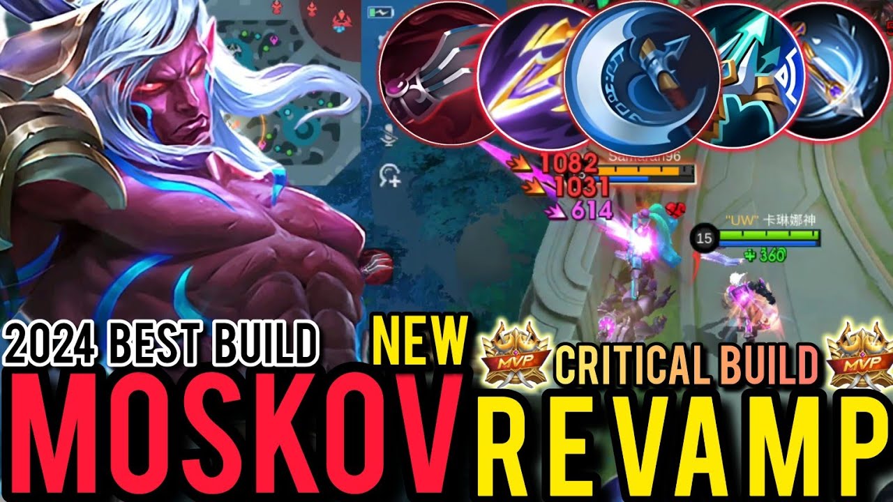 || MOSKOV ||💥NEW REVAMP💥CRITICAL BUILD RANK GAMEPLAY. ON HIT BROKEN ...