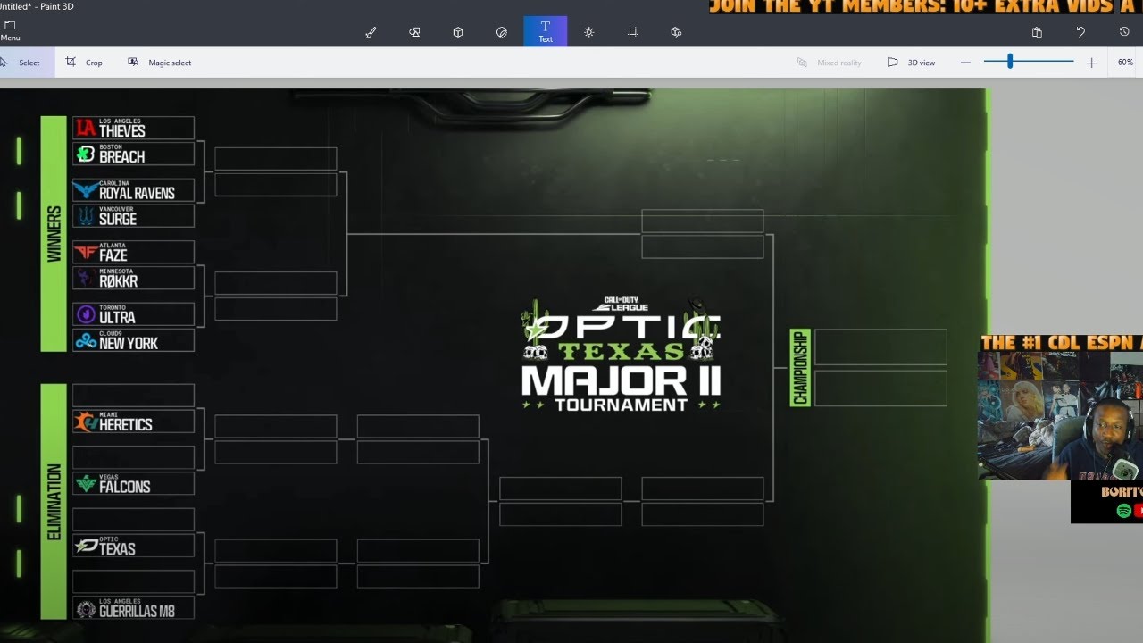BoRi7o's CDL Major II Bracket Prediction (Hosted by OpTic Texas) - YouTube