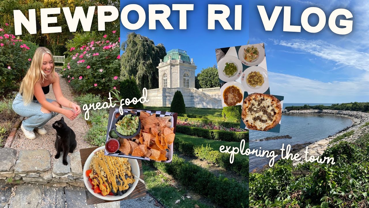 NEWPORT RHODE ISLAND (Travel Vlog 2022): yummy restaurants, cliff walk ...