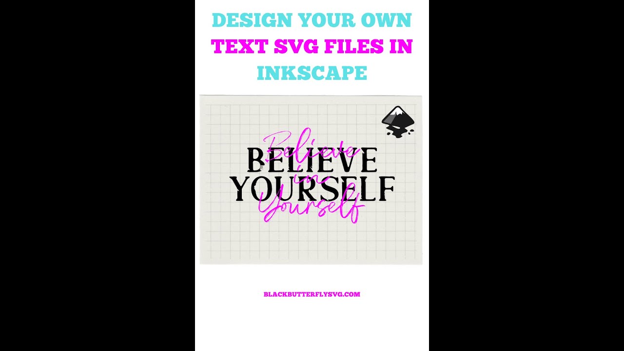 How To Create A Text Svg In Inkscape Inkscape Tutorial | Beginners ...