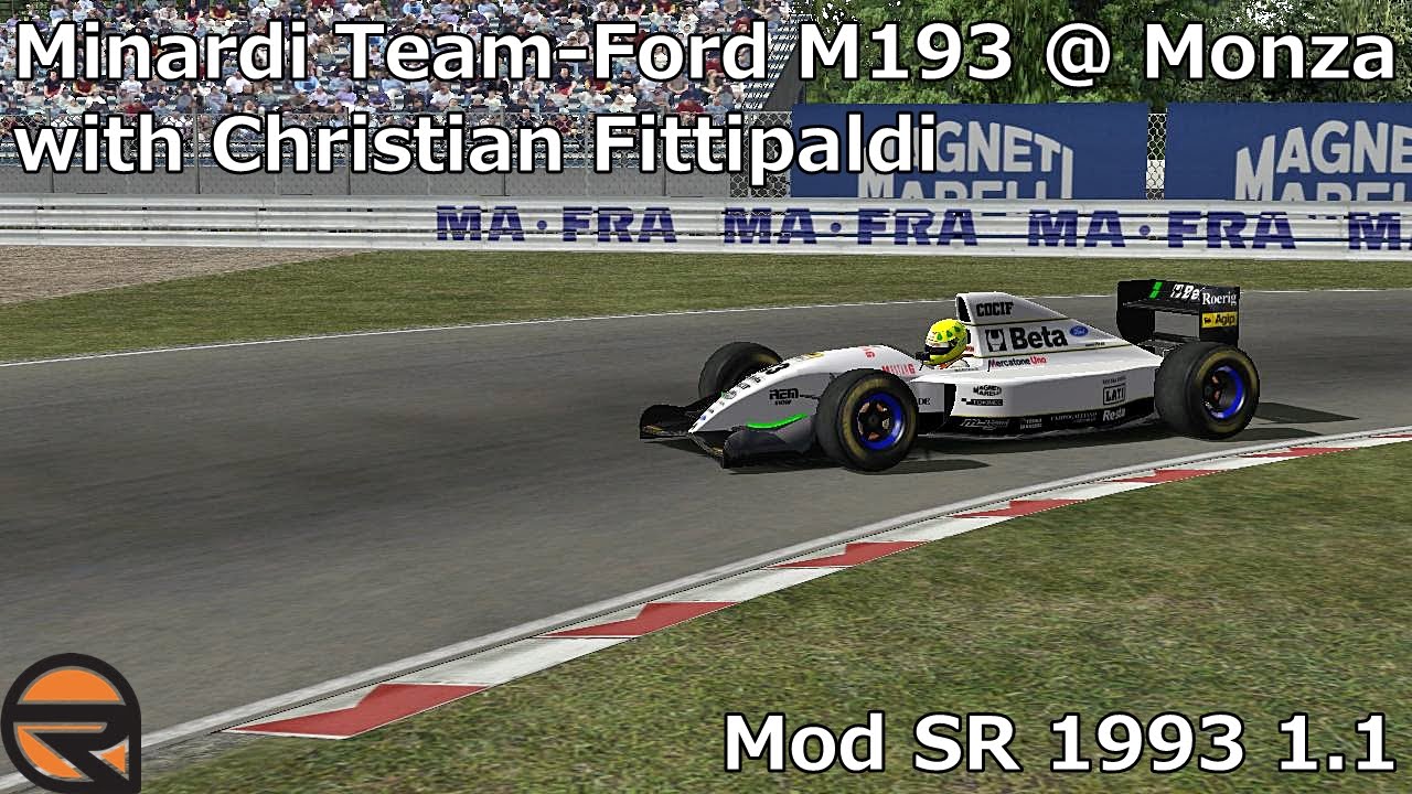 [rFactor] Minardi Team-Ford M193 @ Autodromo Nazionale Monza with ...