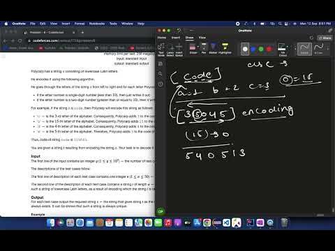Codeforces Round #820 (Div. 3)|B|Decode String - YouTube