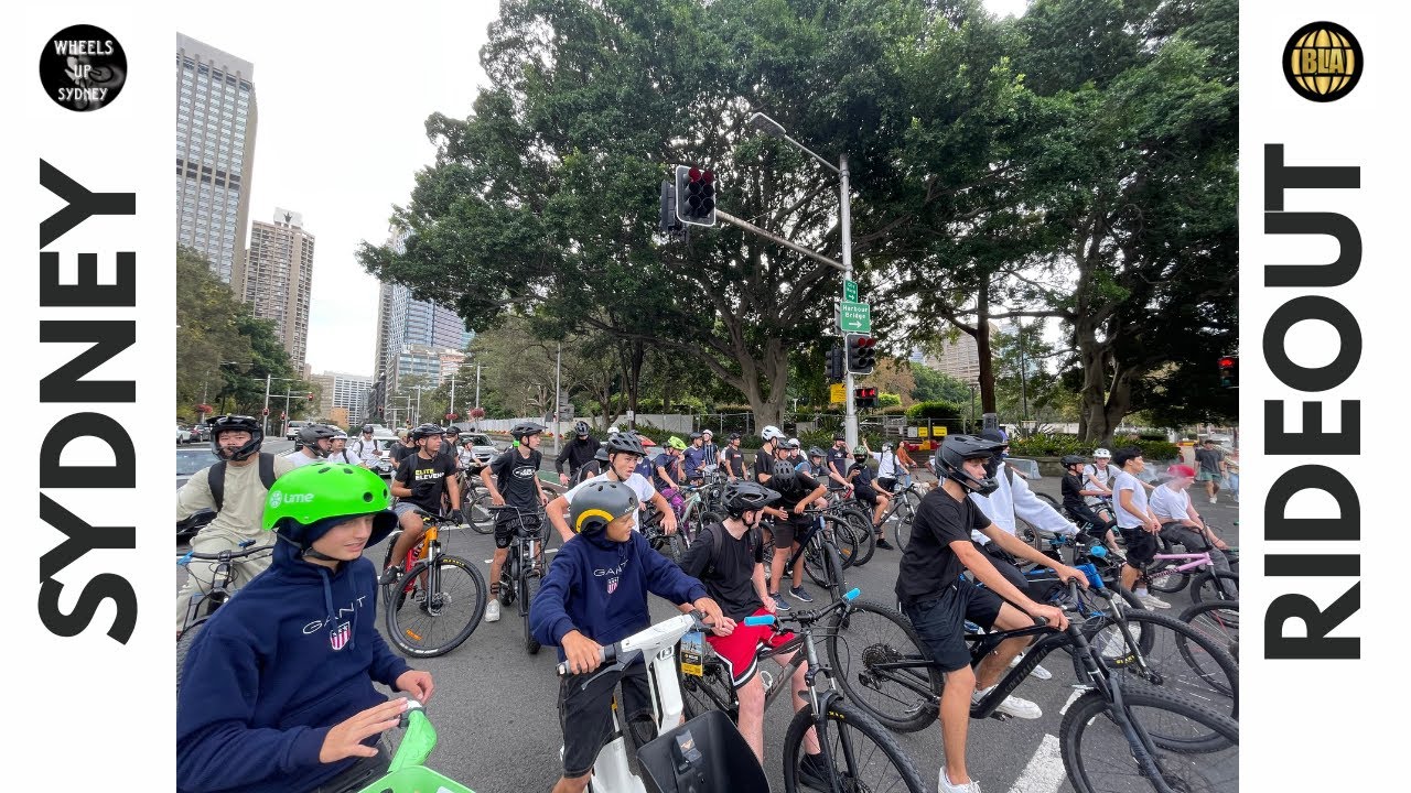 SYDNEY RIDEOUT APRIL 26TH (COPS, CHAOS, BIKES IMPOUNDED) - YouTube