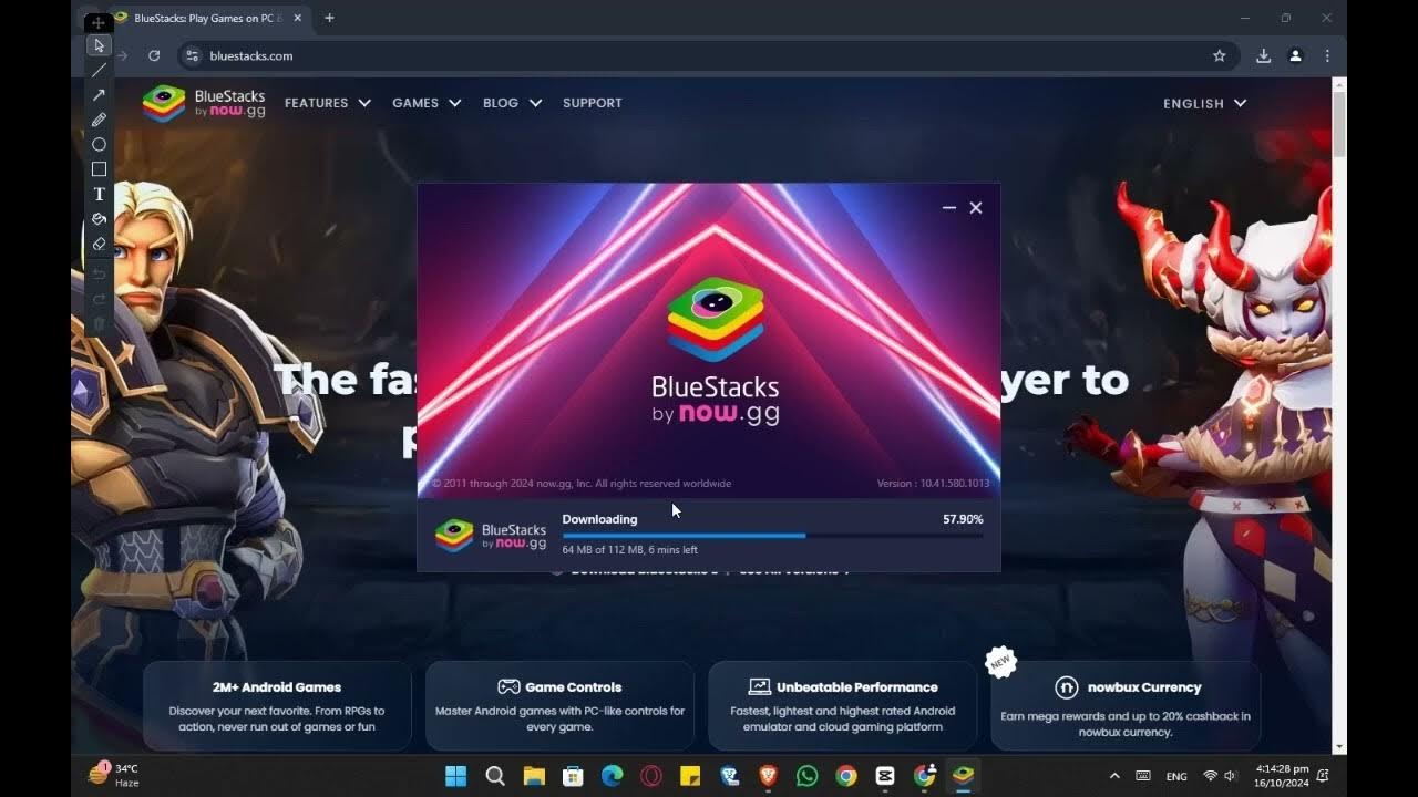 Tutorial to Download and install BlueStacks for Vedu App - YouTube