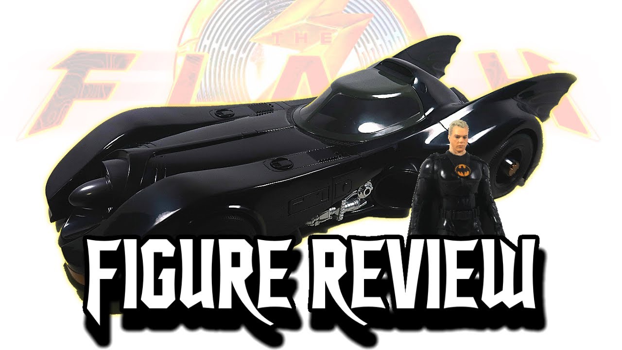 McFarlane Toys DC Multiverse BATMOBILE The Flash Movie + Keaton ...