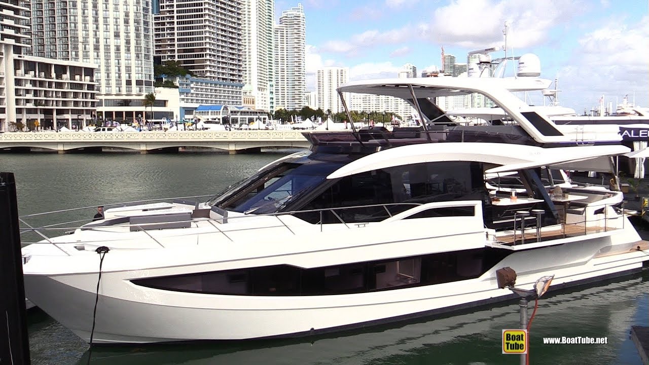 2019 Galeon 640 Fly Yacht - Deck Interior Bridge Walkaround - 2019 ...