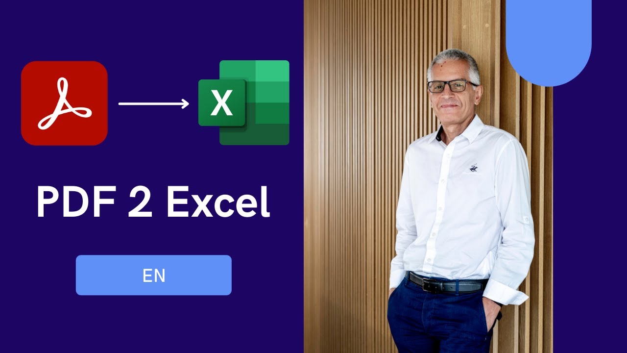 PDF2Excel English - YouTube