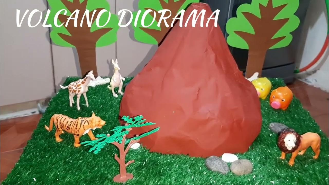 VOLCANO DIORAMA PROJECT OF MY SON|| Jolly JLu - YouTube