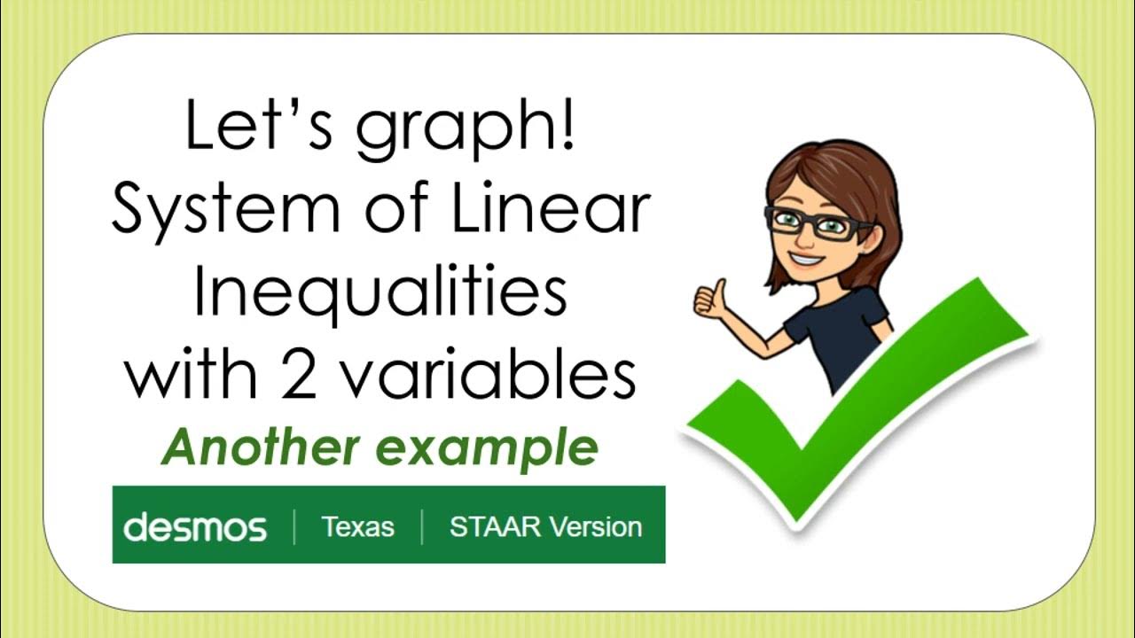 Graphing System of Linear Inequalities | Desmos Texas STAAR Version ...
