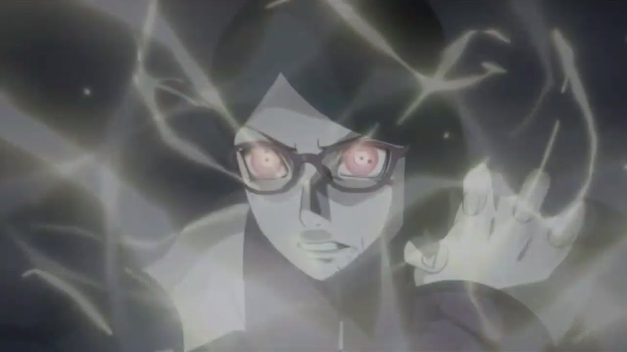 Sarada's First Genjutsu, Full Fight Sarada vs Kiba the Fang, Boruto ...