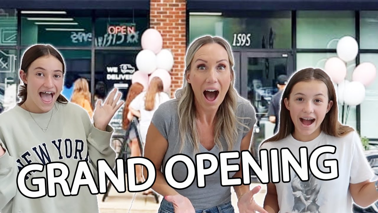 It's the GRAND OPENING! We waited for so long! - YouTube