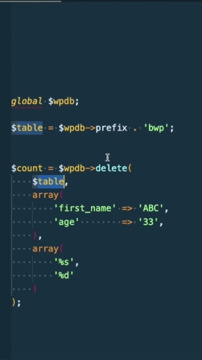 Deleting Data From Custom Table In Wordpress Shorts Buntywp Wordpress Youtube