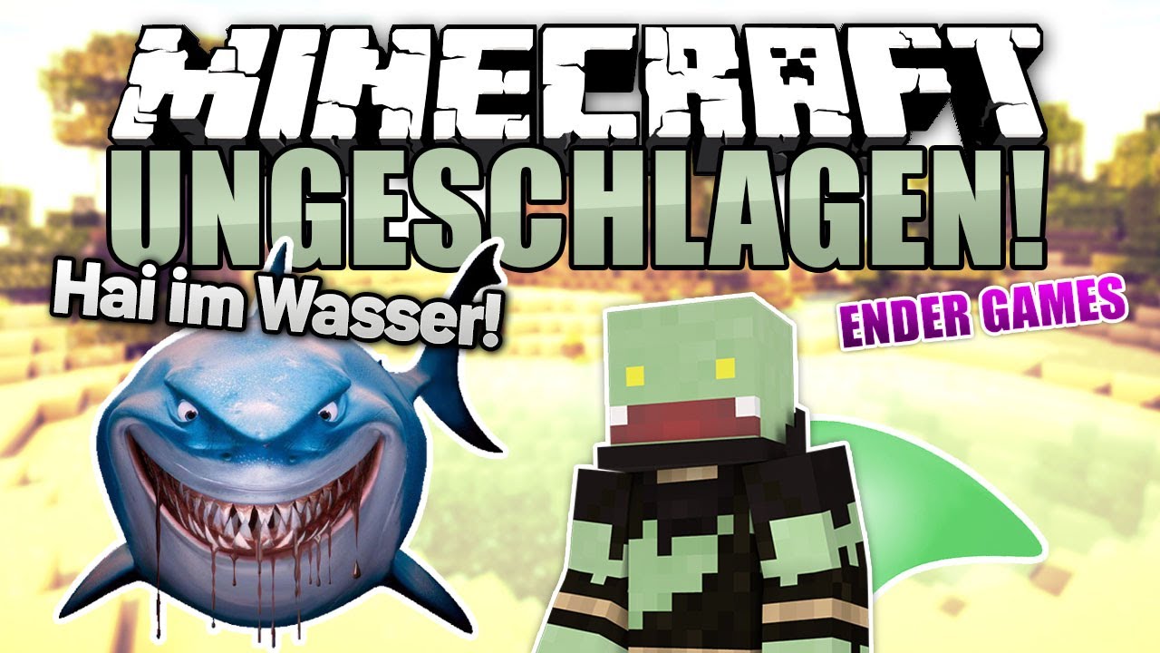 Hai im Wasser Challenge! - Minecraft UNGESCHLAGEN #63 Ender Games ...